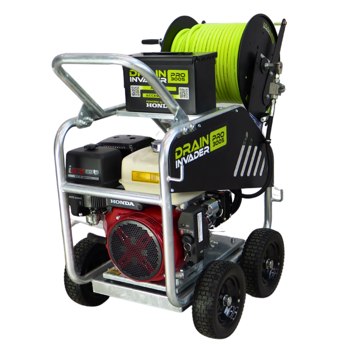 Drain Invader PRO 3005 Hydro Jetter 3000 PSI Performance | Drain Invader